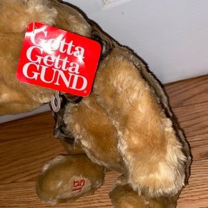 Gund | Toys | Gund Plush Bear Brown Soft Cuddly 428 Hug Me Feet Scarf ...